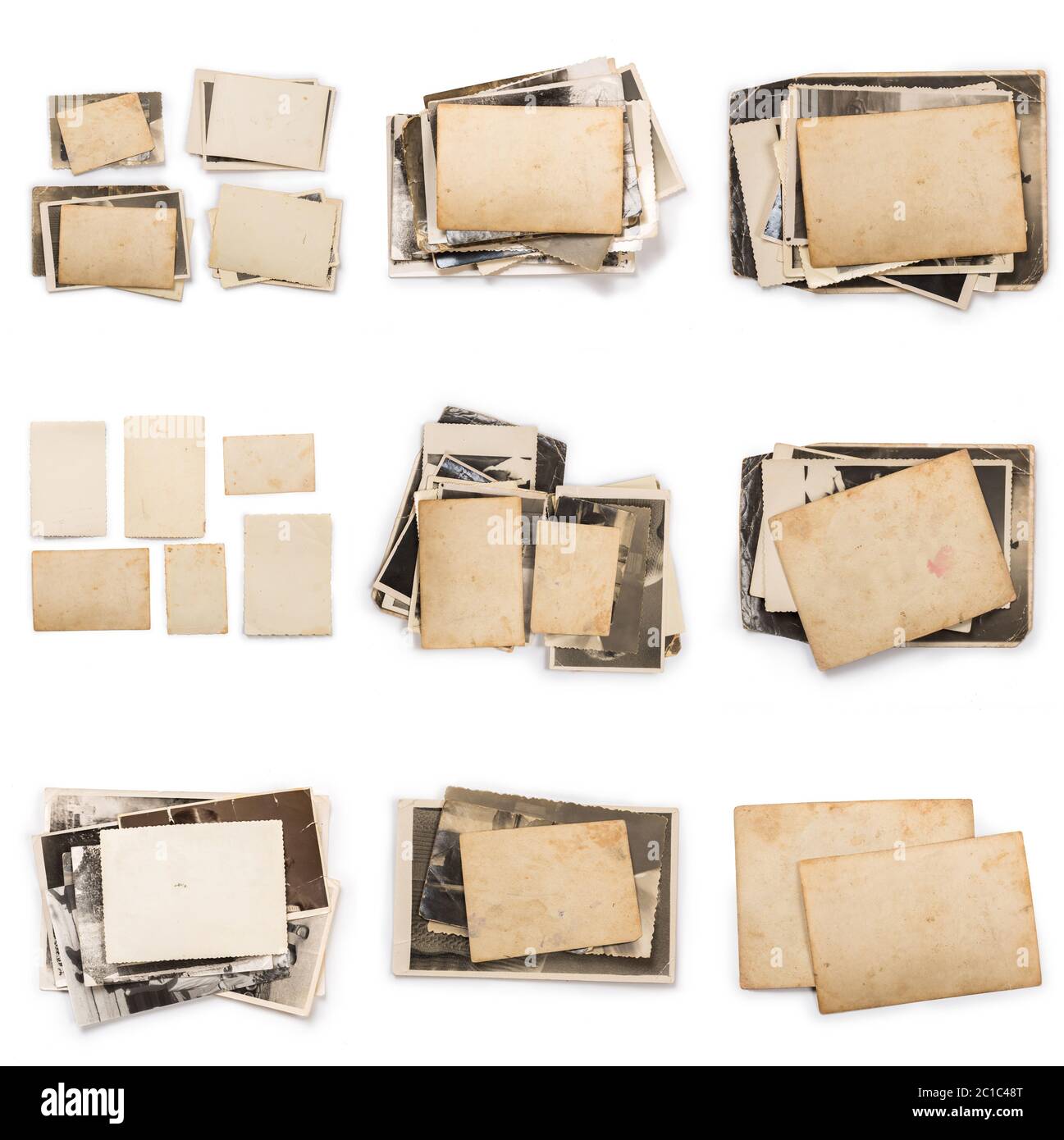 Old photo frame. Vintage paper. Retro card Stock Photo - Alamy