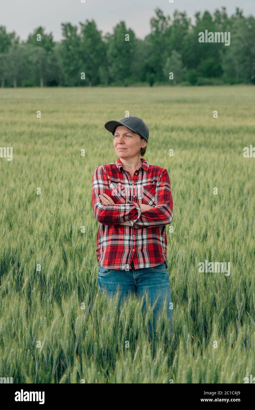 Determined woman in crop hi-res stock photography and images - Alamy