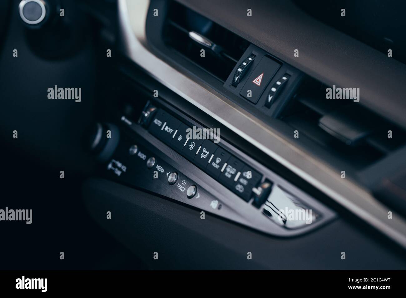 Panel of a modern car. Screen multimedia system Stock Photo - Alamy