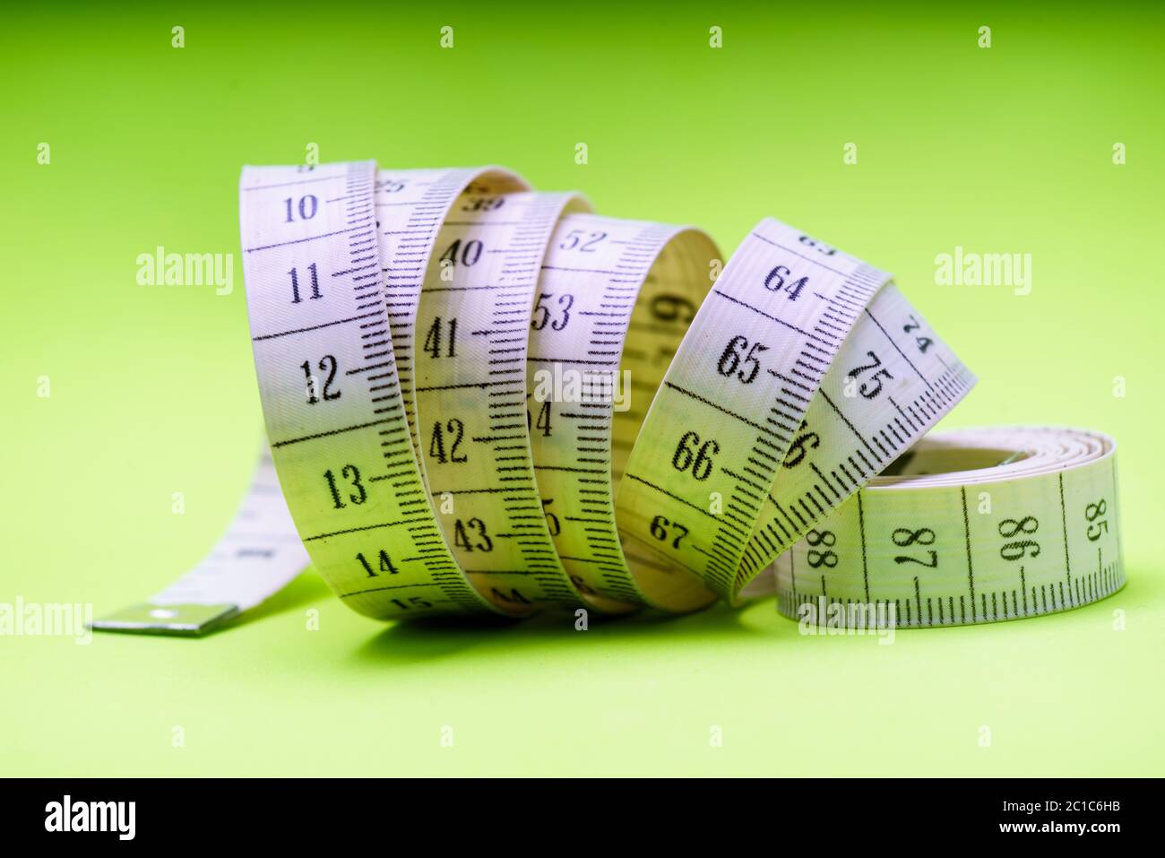 Close Up Tailor Measuring Tape Stock Photo - Alamy