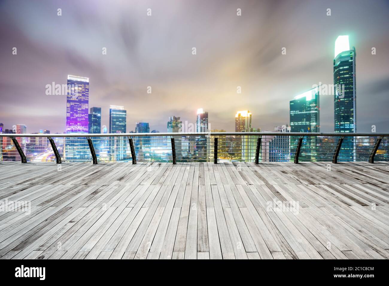 modern square and skyscrapers Stock Photo - Alamy