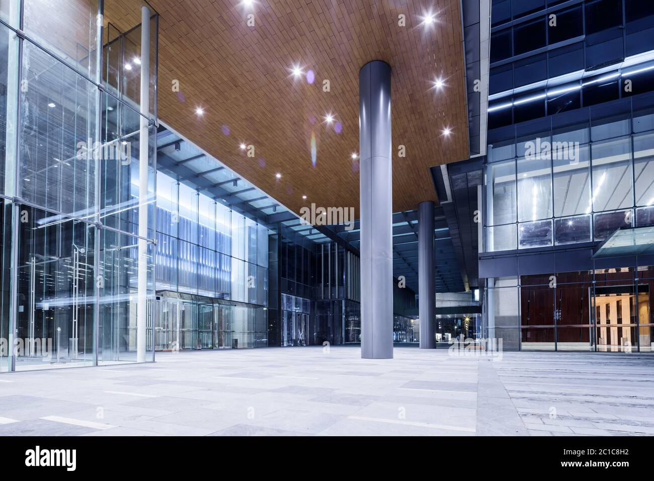 modern square and skyscrapers Stock Photo - Alamy