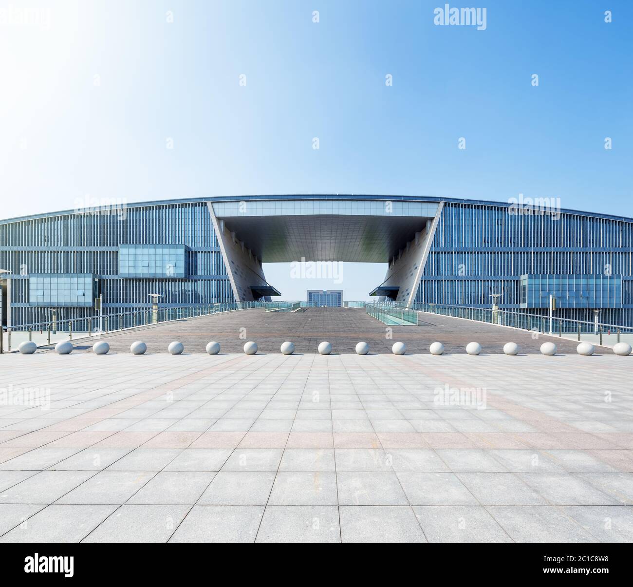 building exterior empty ground Stock Photo - Alamy