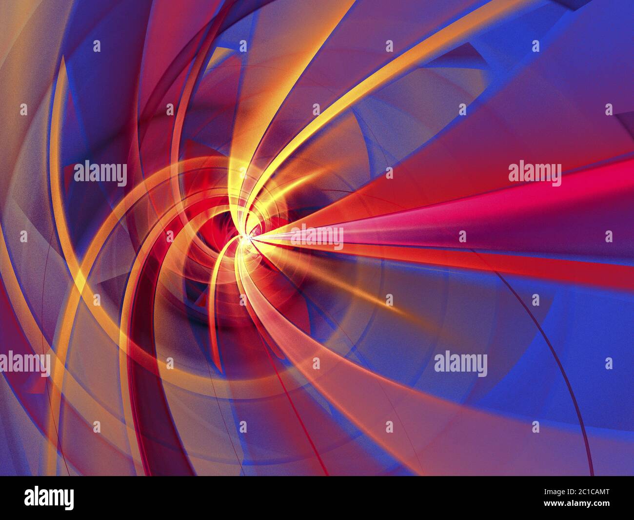 abstract background composed of fractal shapes and colors on intense ...
