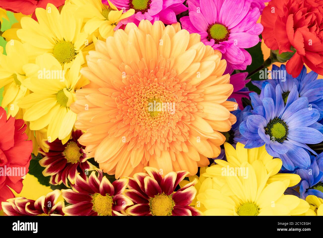 Summer flowers bouquet Stock Photo - Alamy
