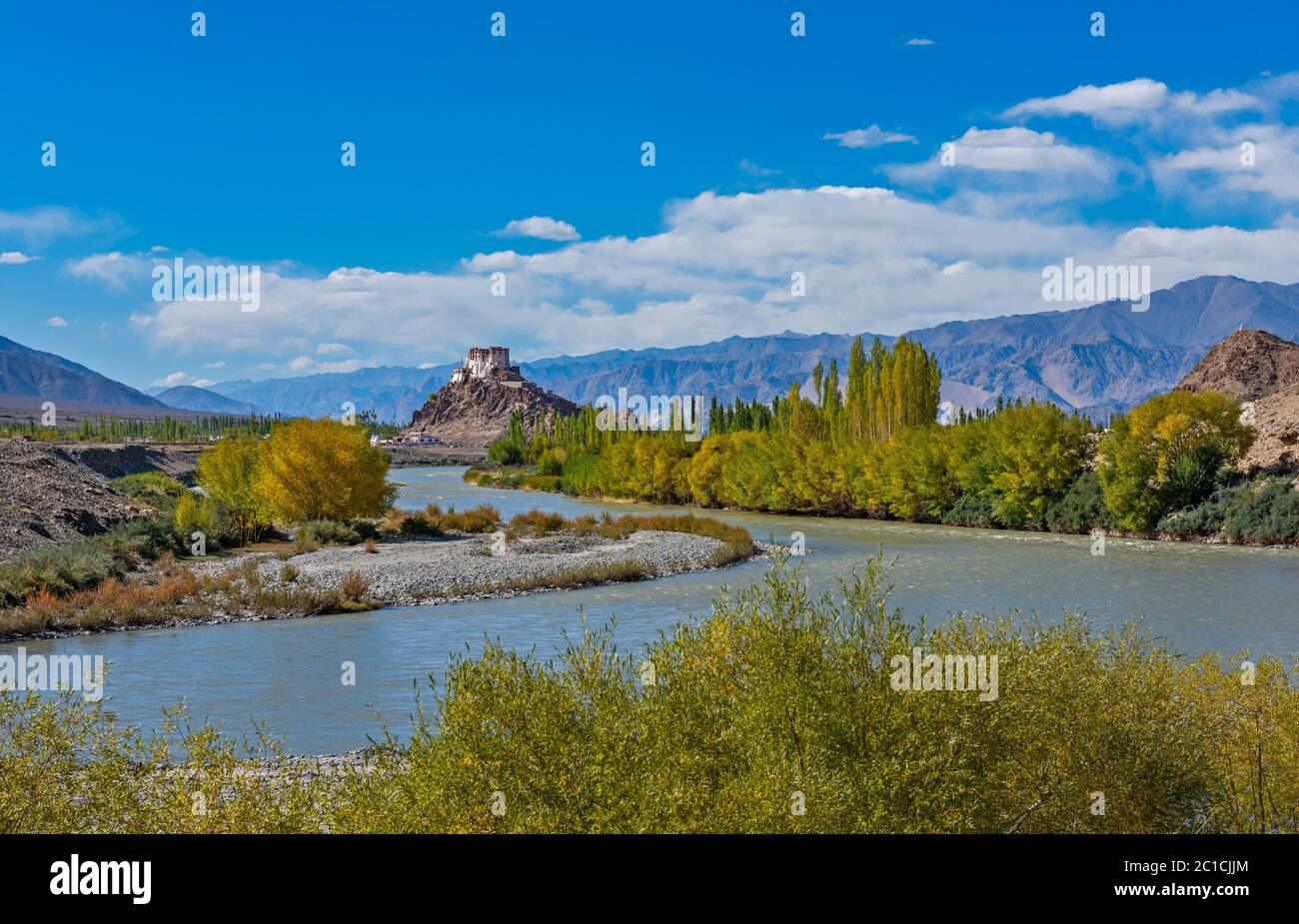 Stakna Monastery in Leh, India Stock Photo - Alamy