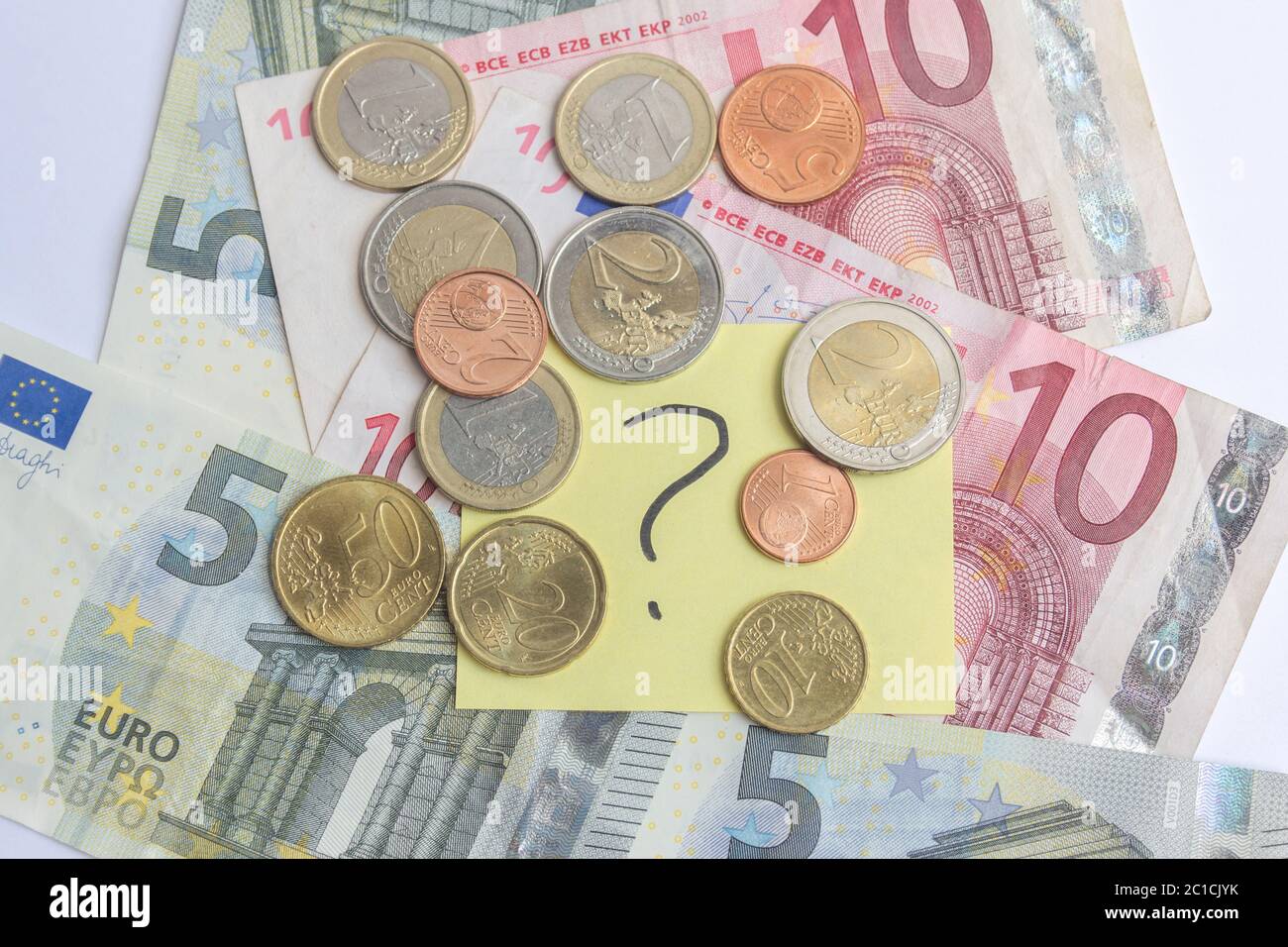 Money question mark hi-res stock photography and images - Alamy