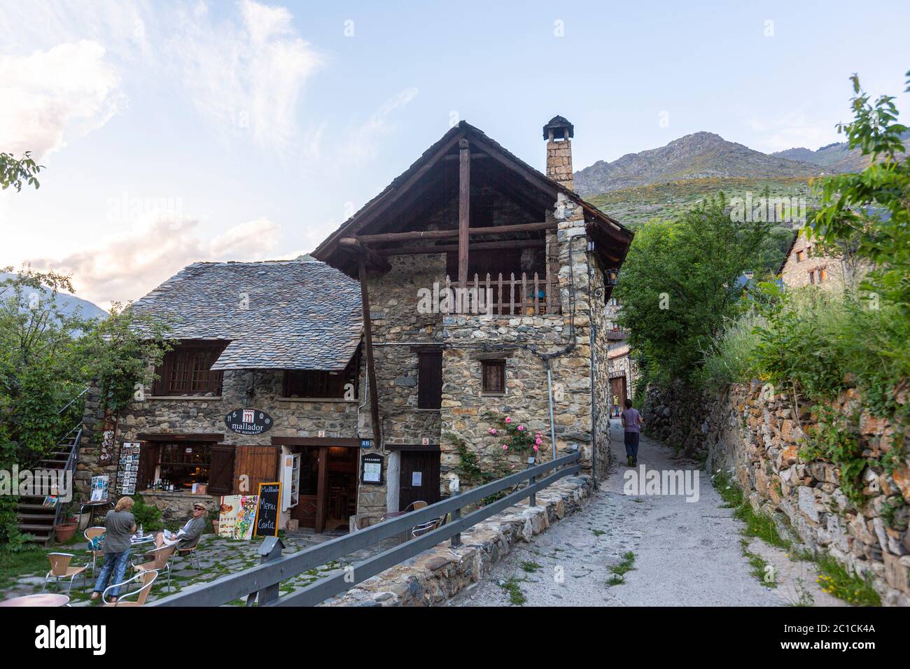 Village of Taüll, Lleida province, Catalonia, Spain Stock Photo - Alamy