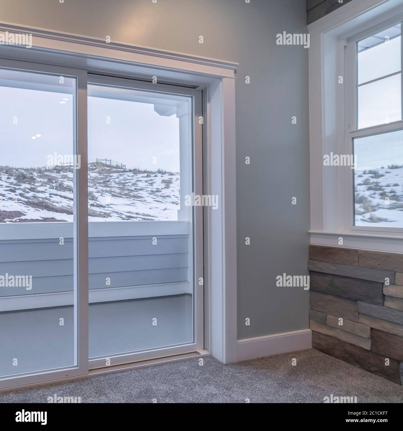 Square sliding glass doors hi-res stock photography and images - Alamy