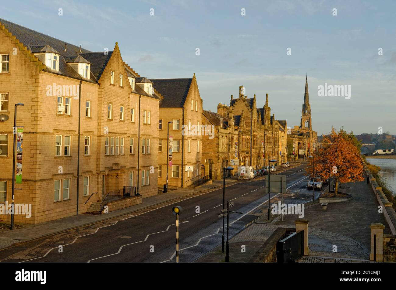 Tay Street, Perth, Scotland Stock Photo - Alamy