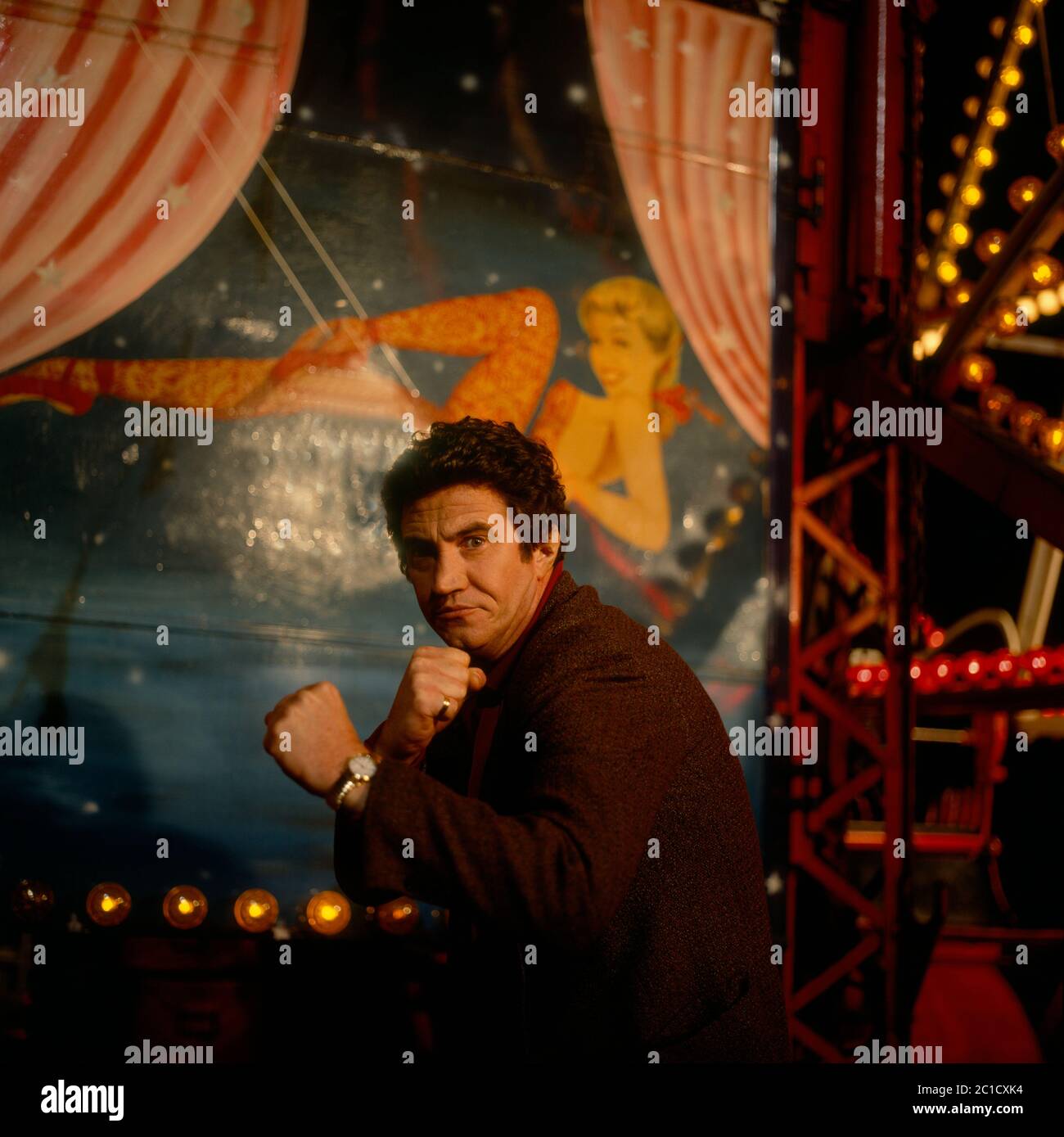 Actor Michael Melia as criminal Freddie Mills Stock Photo - Alamy