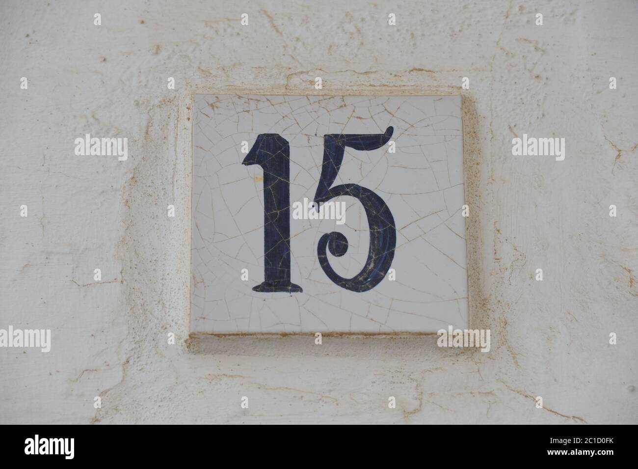 Ceramic house number hi-res stock photography and images - Alamy