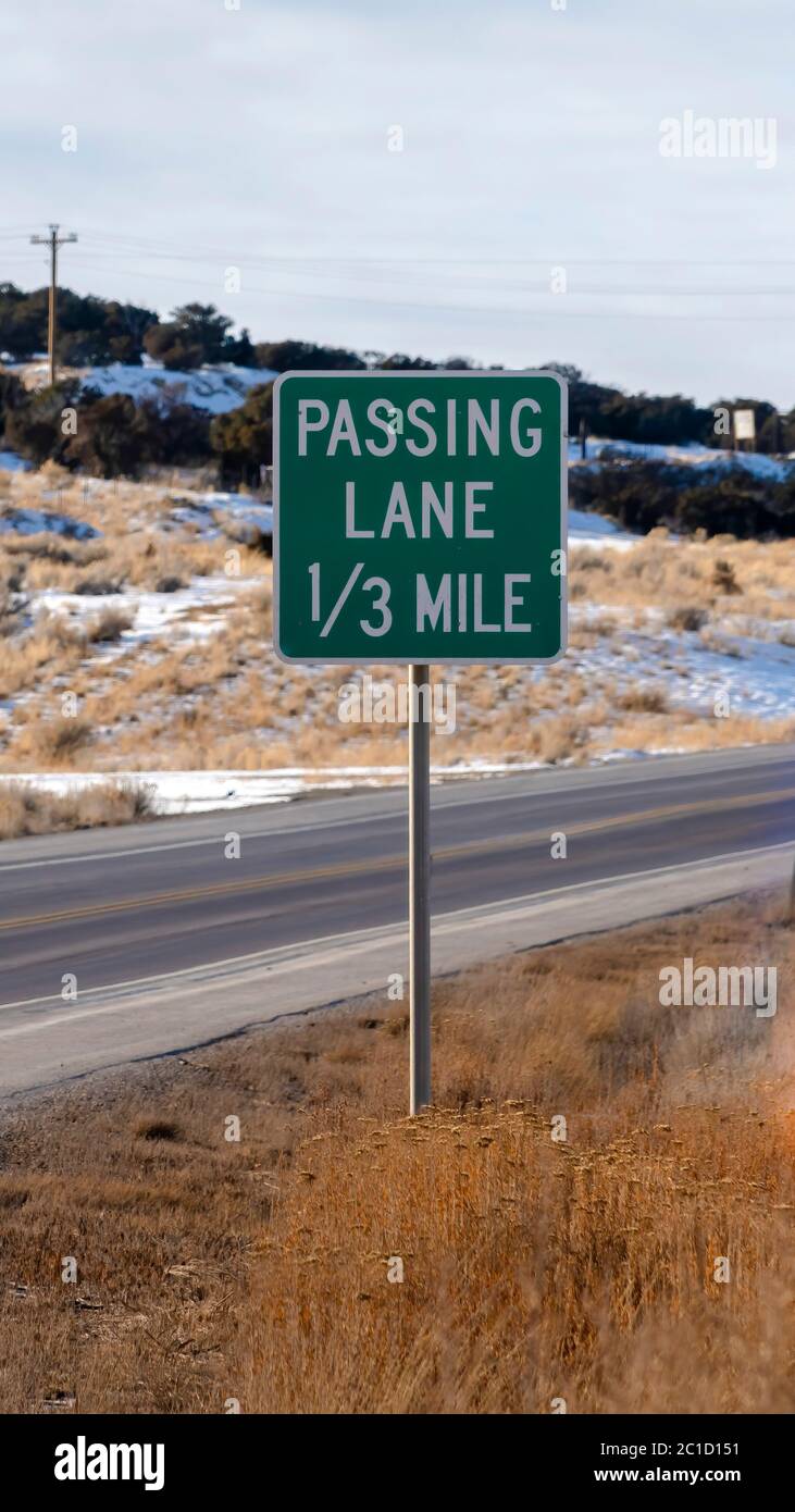 Passing Lane High Resolution Stock Photography and Images - Alamy