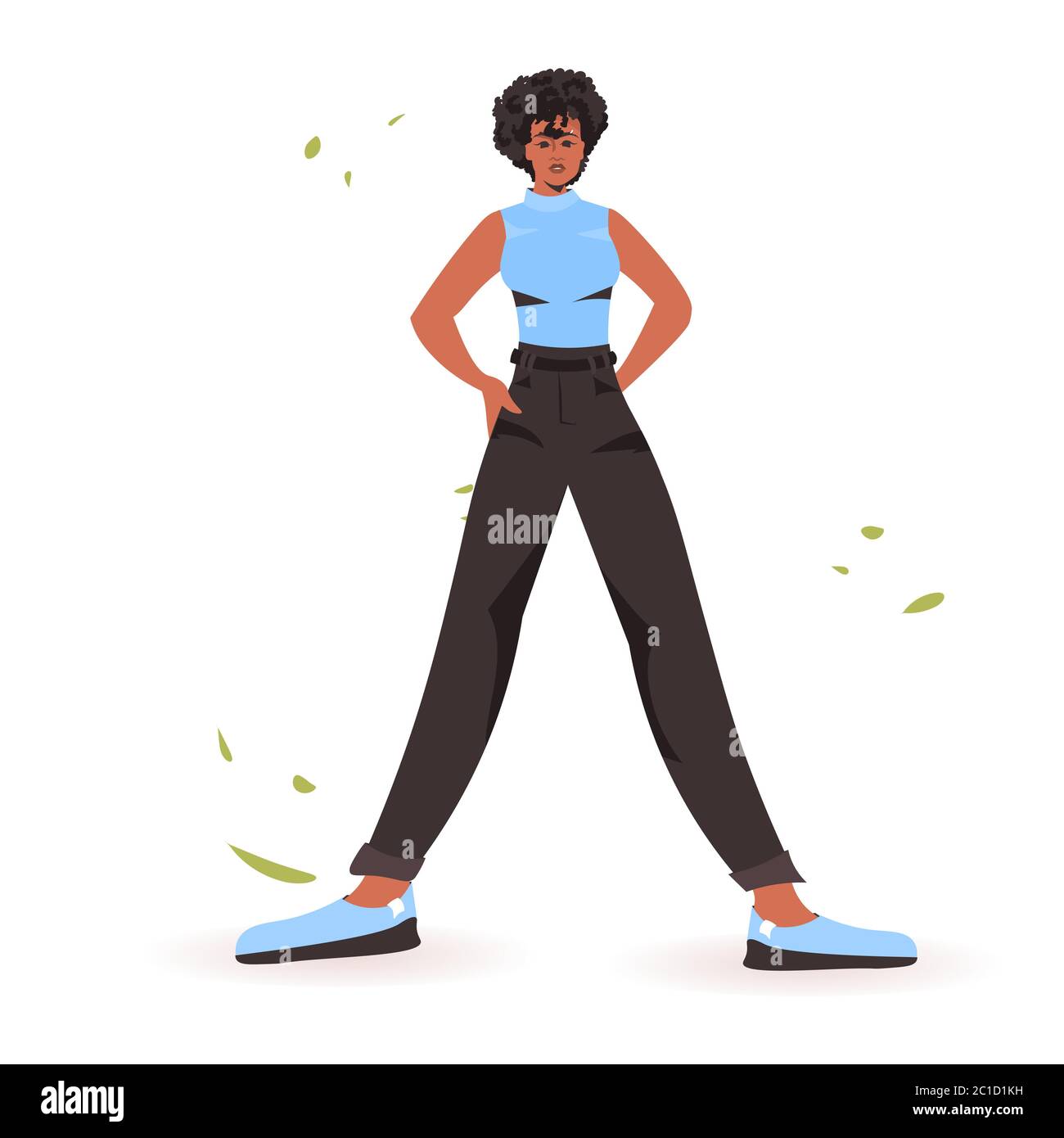 african american woman against racial discrimination black lives matter ...