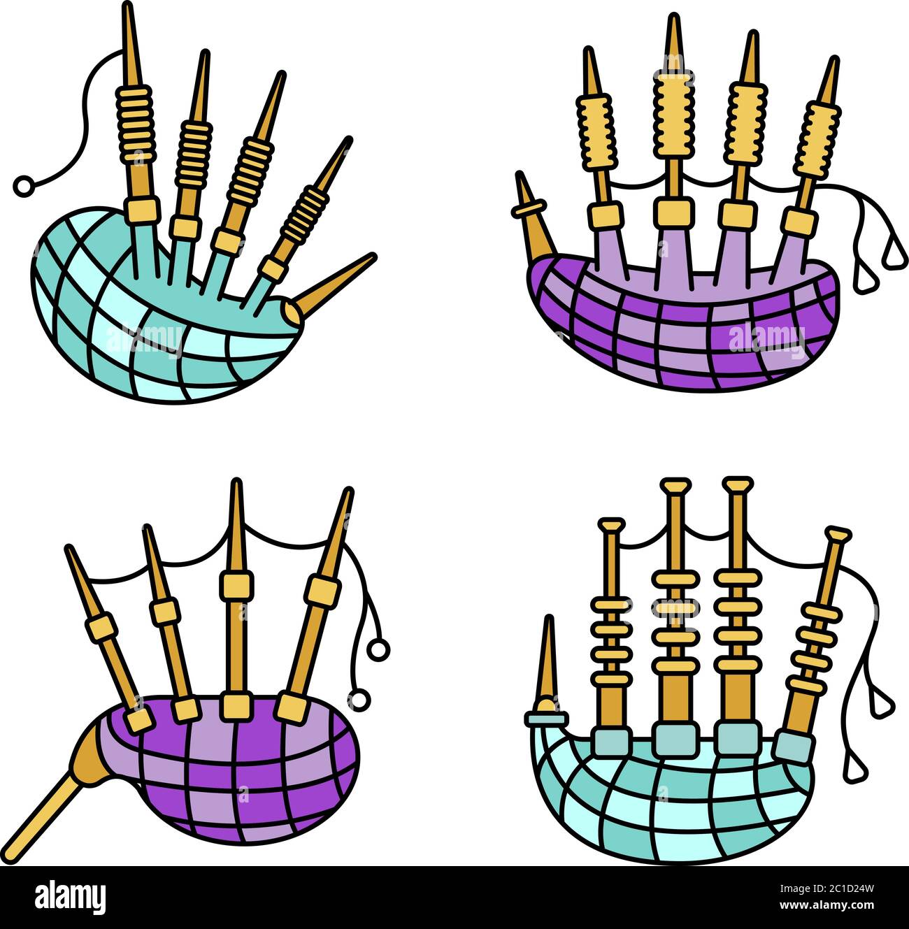 Playing sound color line Cut Out Stock Images & Pictures - Alamy