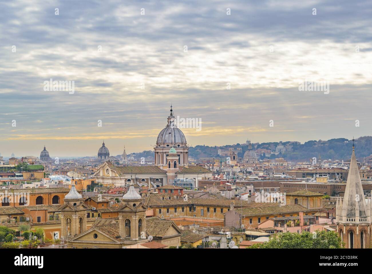 Rome cityscape aerial hi-res stock photography and images - Alamy