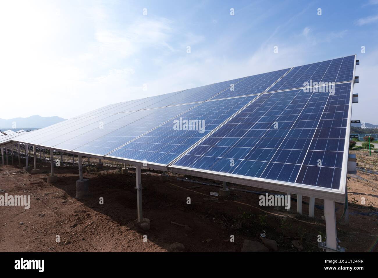 Solar panels are working Stock Photo - Alamy