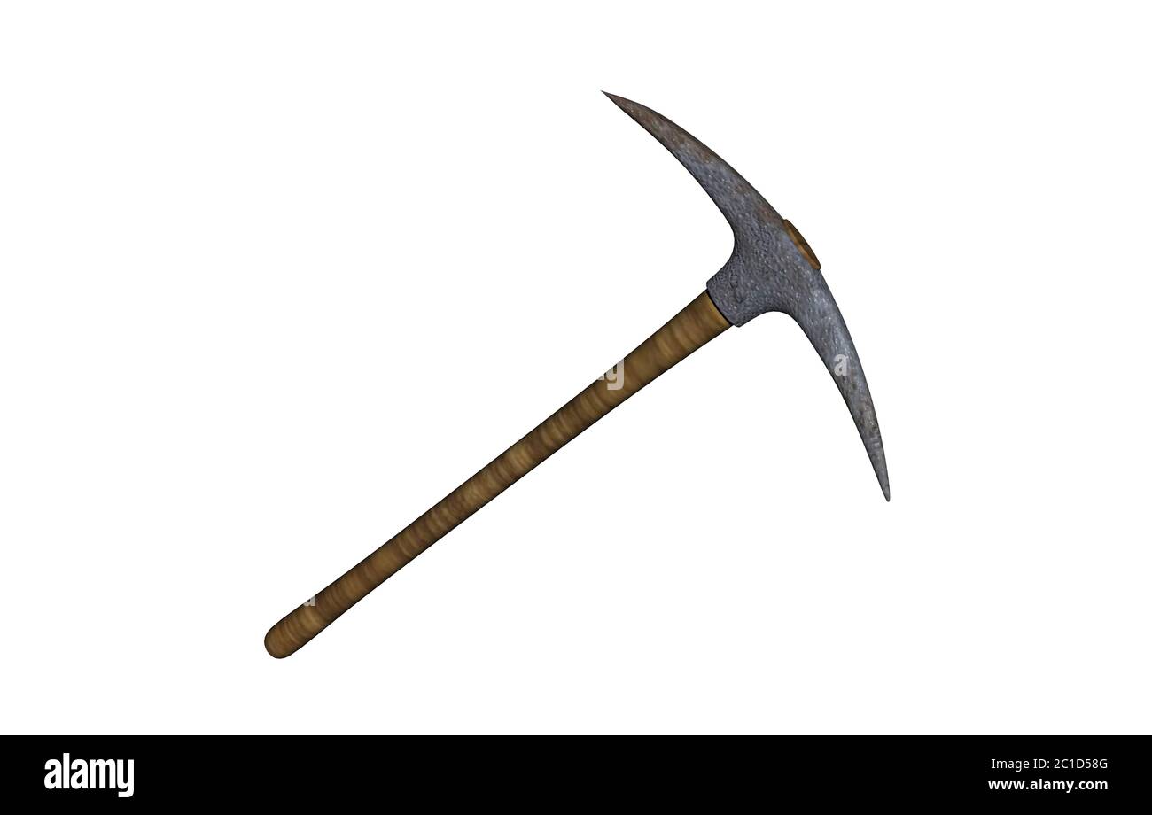 Pickaxe tool Cut Out Stock Images & Pictures - Alamy