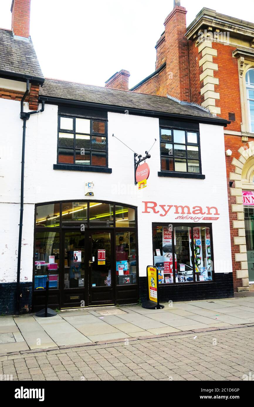 Ryman store in Melton Mowbray, UK Stock Photo - Alamy
