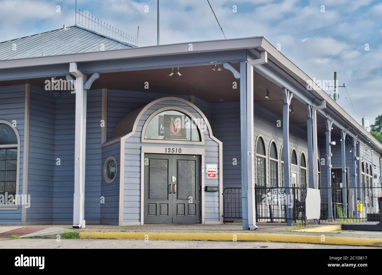 Houston, Texas/USA 05/21/2020: Vent Sports Lounge exterior in North ...