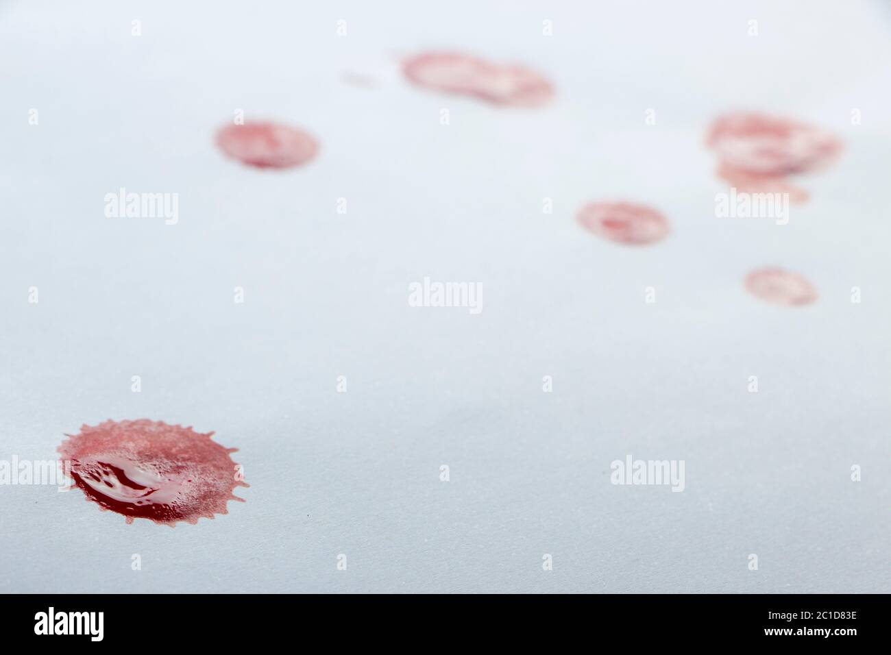 Blood stain paper hi-res stock photography and images - Alamy