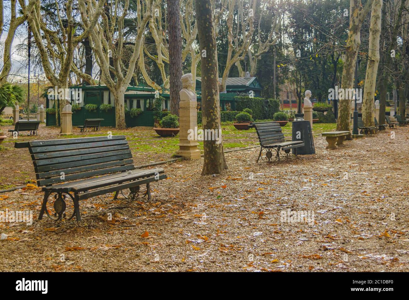 Villa borghese park rome hi-res stock photography and images - Alamy