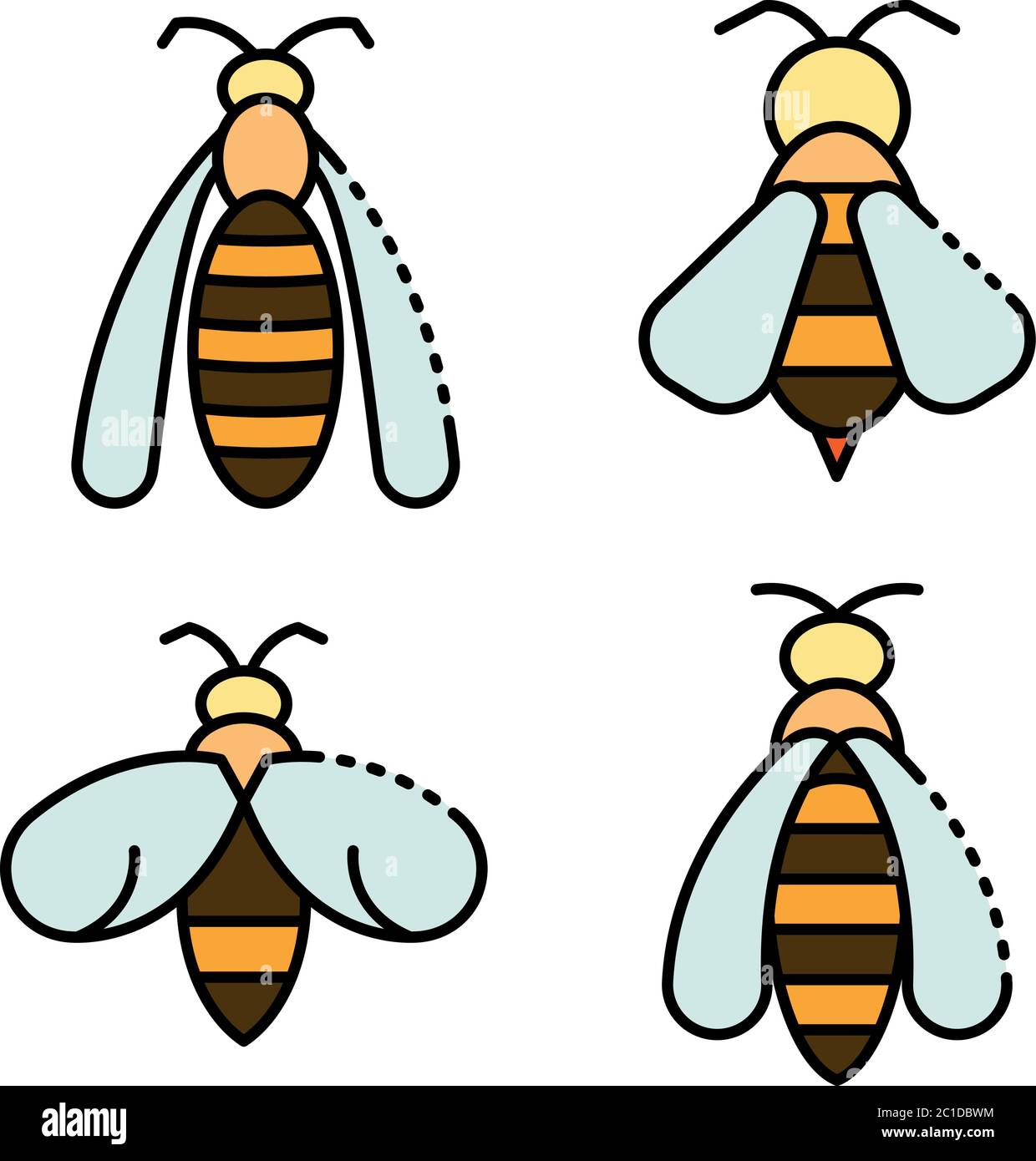 Wasps wing Stock Vector Images - Alamy