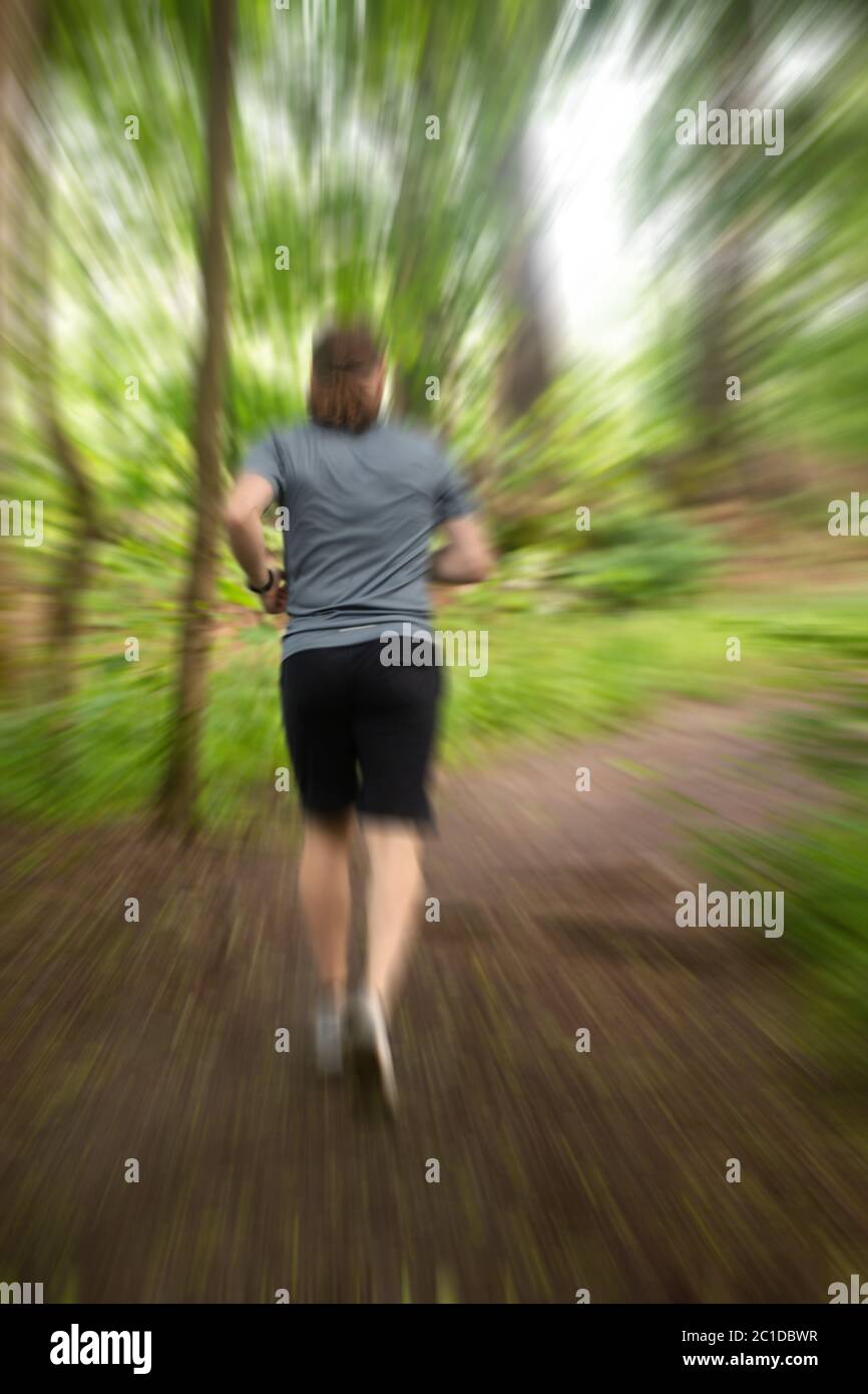 Blurred man running hi-res stock photography and images - Alamy