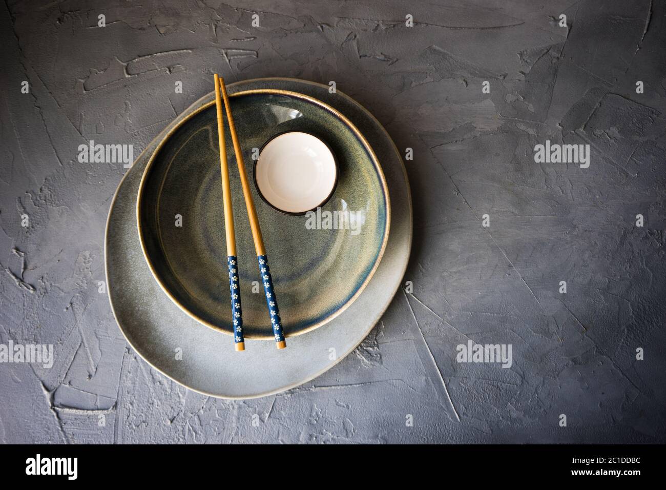 Table setting with chopsticks Stock Photo - Alamy