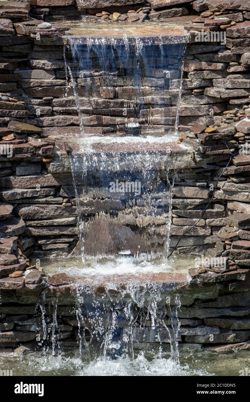 fountain with two overflows, in antique style. Using natural materials ...