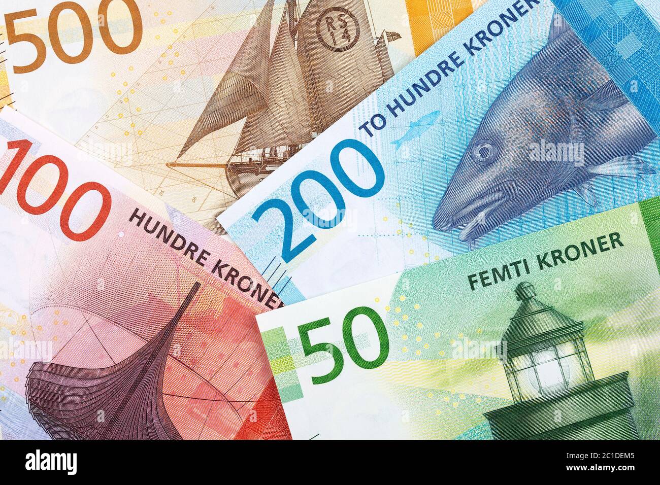 Norwegian money, a background Stock Photo - Alamy
