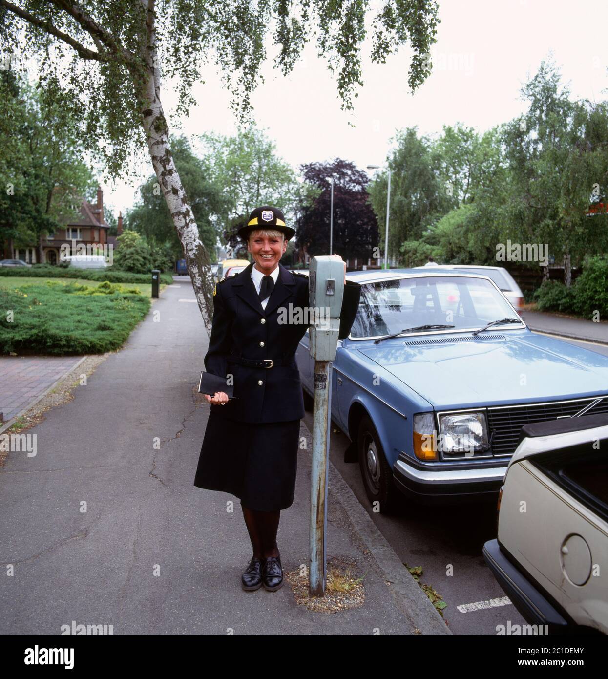 Female parking warden hi-res stock photography and images - Alamy