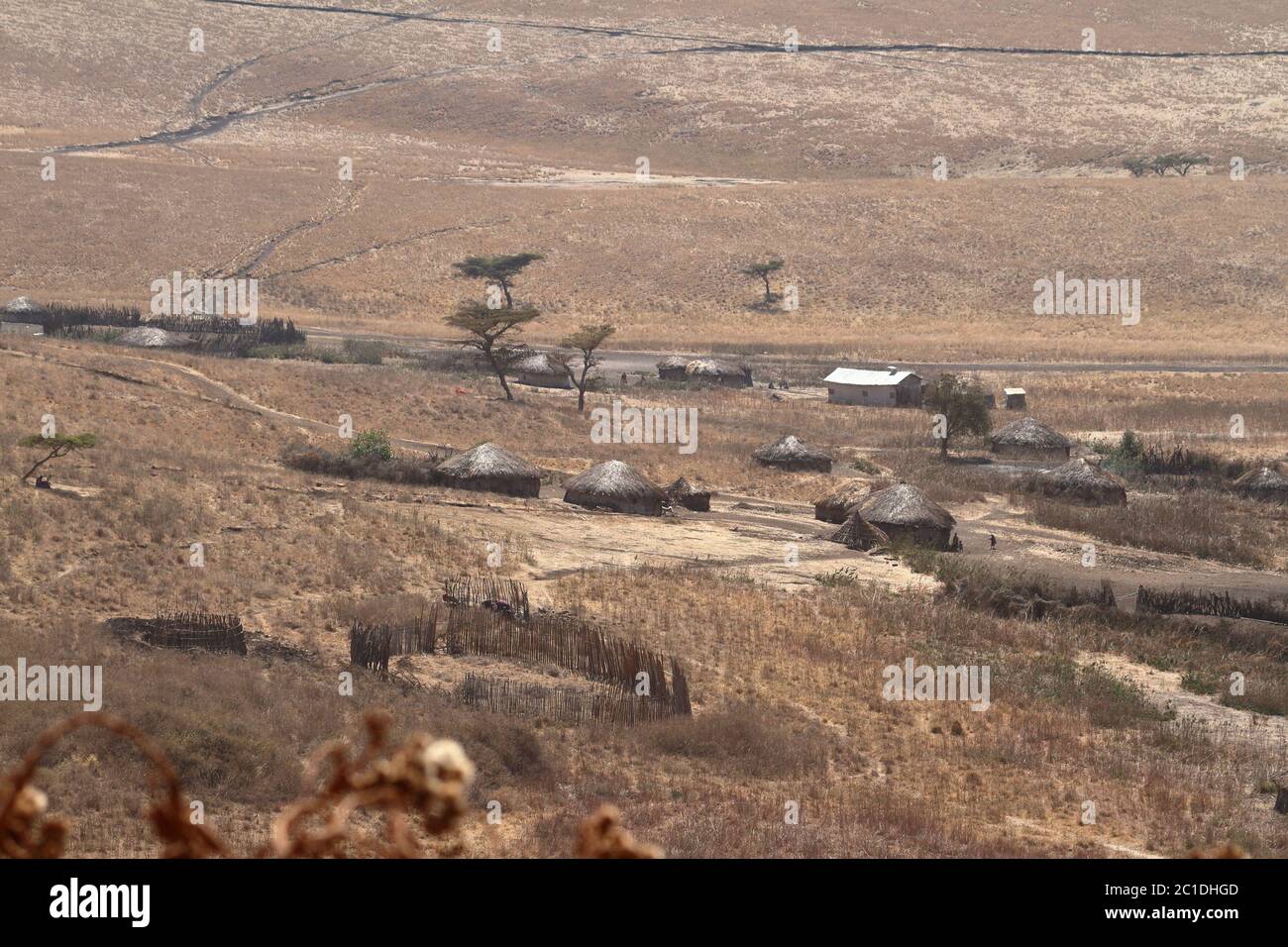 Maasai settlement hi-res stock photography and images - Alamy