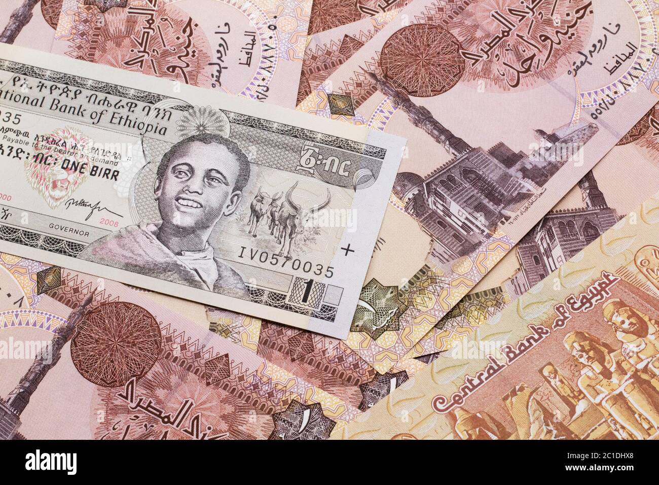 Egypt coins notes hi-res stock photography and images - Alamy