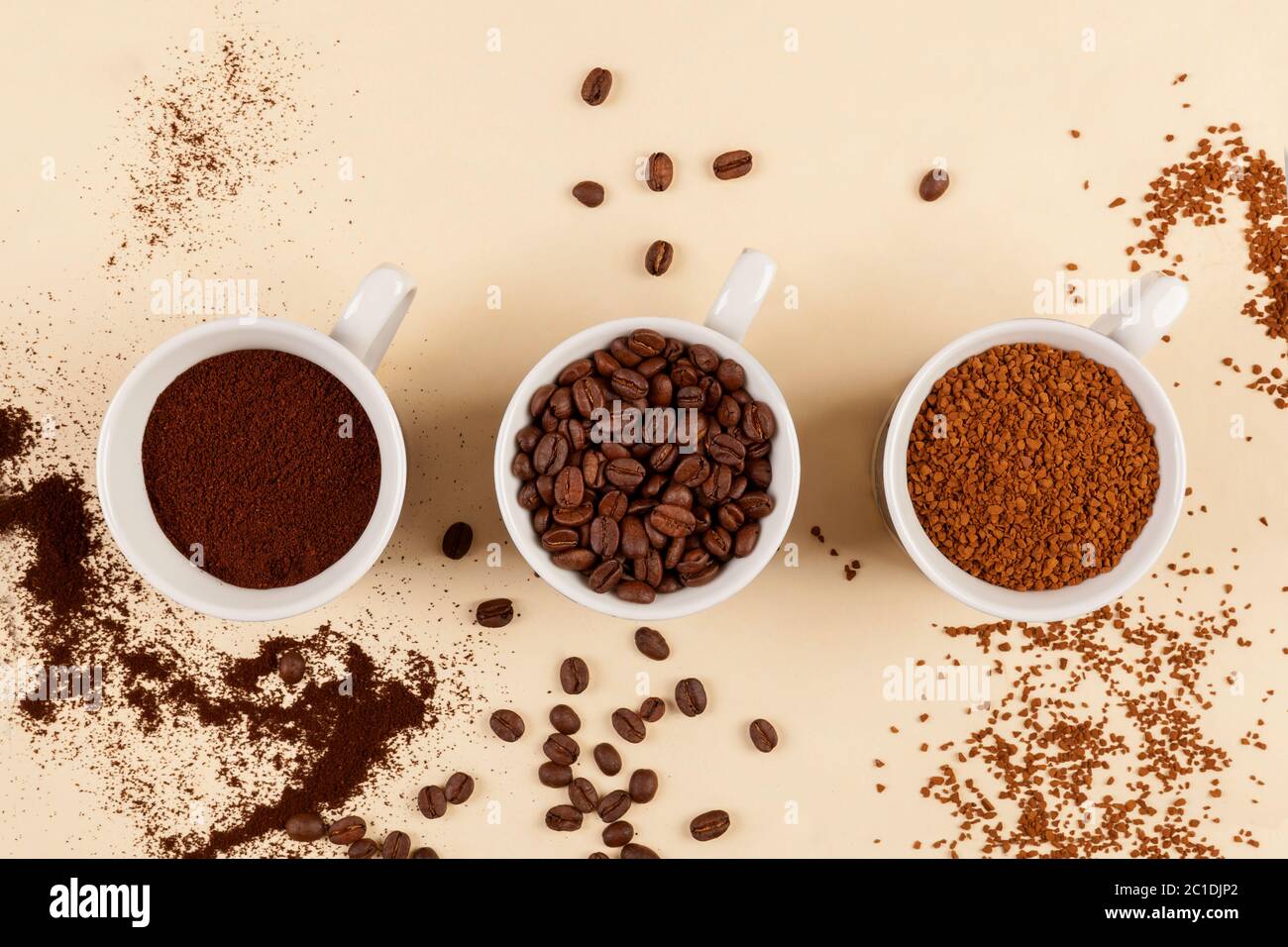 Various types of coffee Stock Photo - Alamy