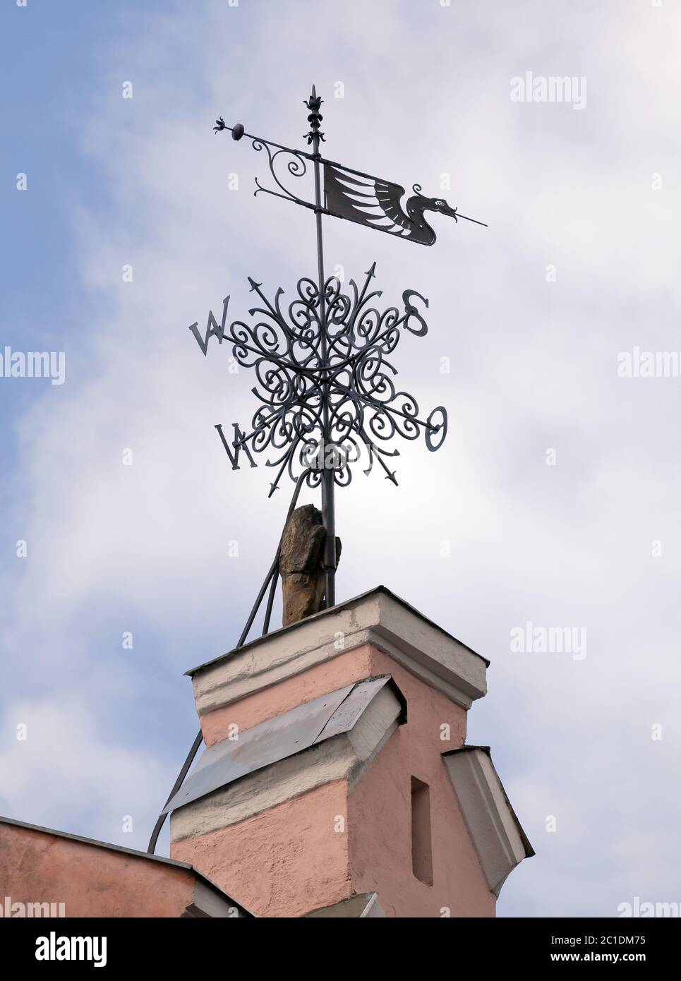 Wrought iron weather vane hi-res stock photography and images - Alamy