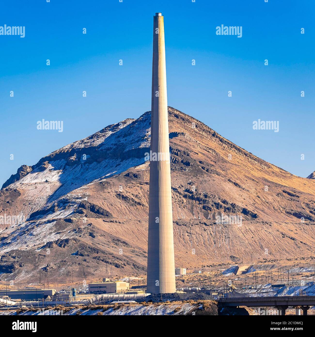 Garfield smelter stack hi-res stock photography and images - Alamy