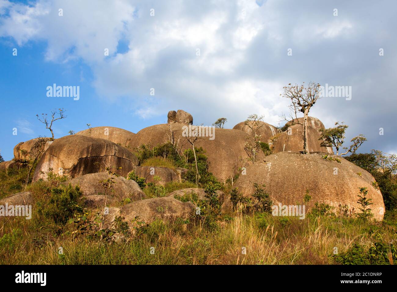 Boulders on mountain summit in Brazil Stock Photo - Alamy