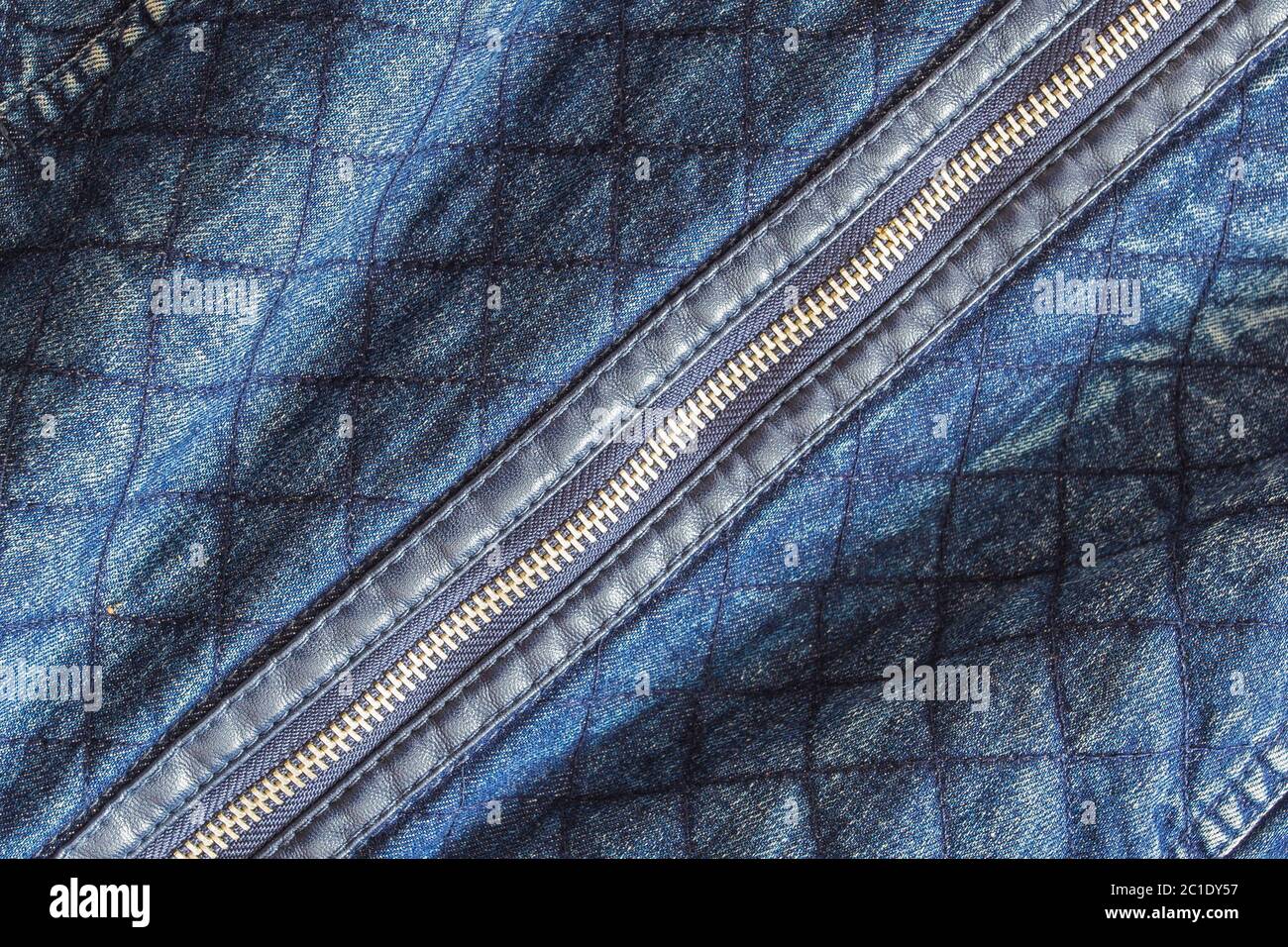 Blue denim jeans texture with zipper hi-res stock photography and ...