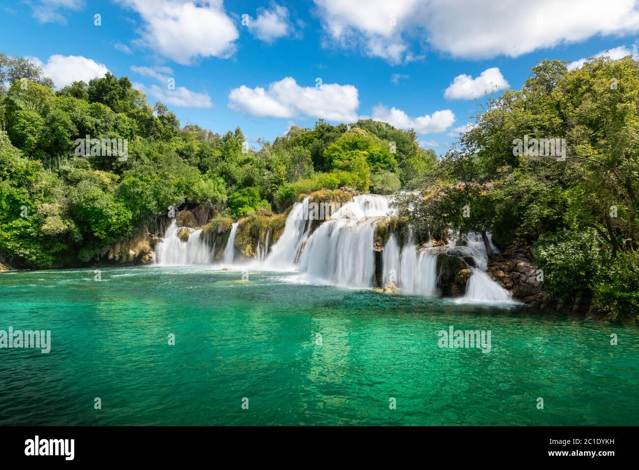 Waterfalls of Krka National Park, Croatia Stock Photo - Alamy