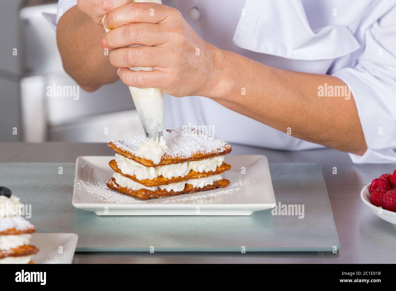 Cream puff machine hi-res stock photography and images - Alamy