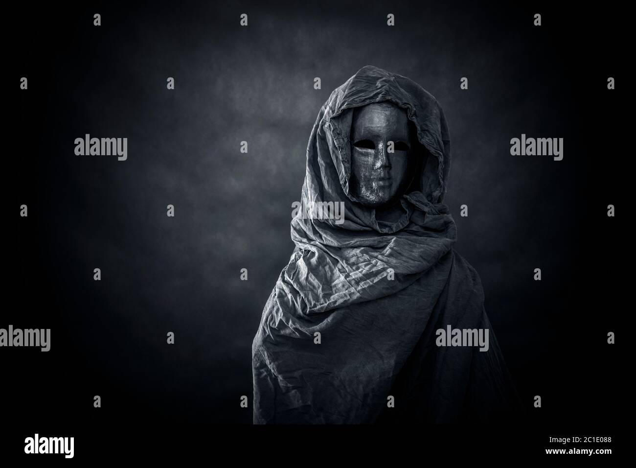 Ghostly figure in the dark Stock Photo - Alamy