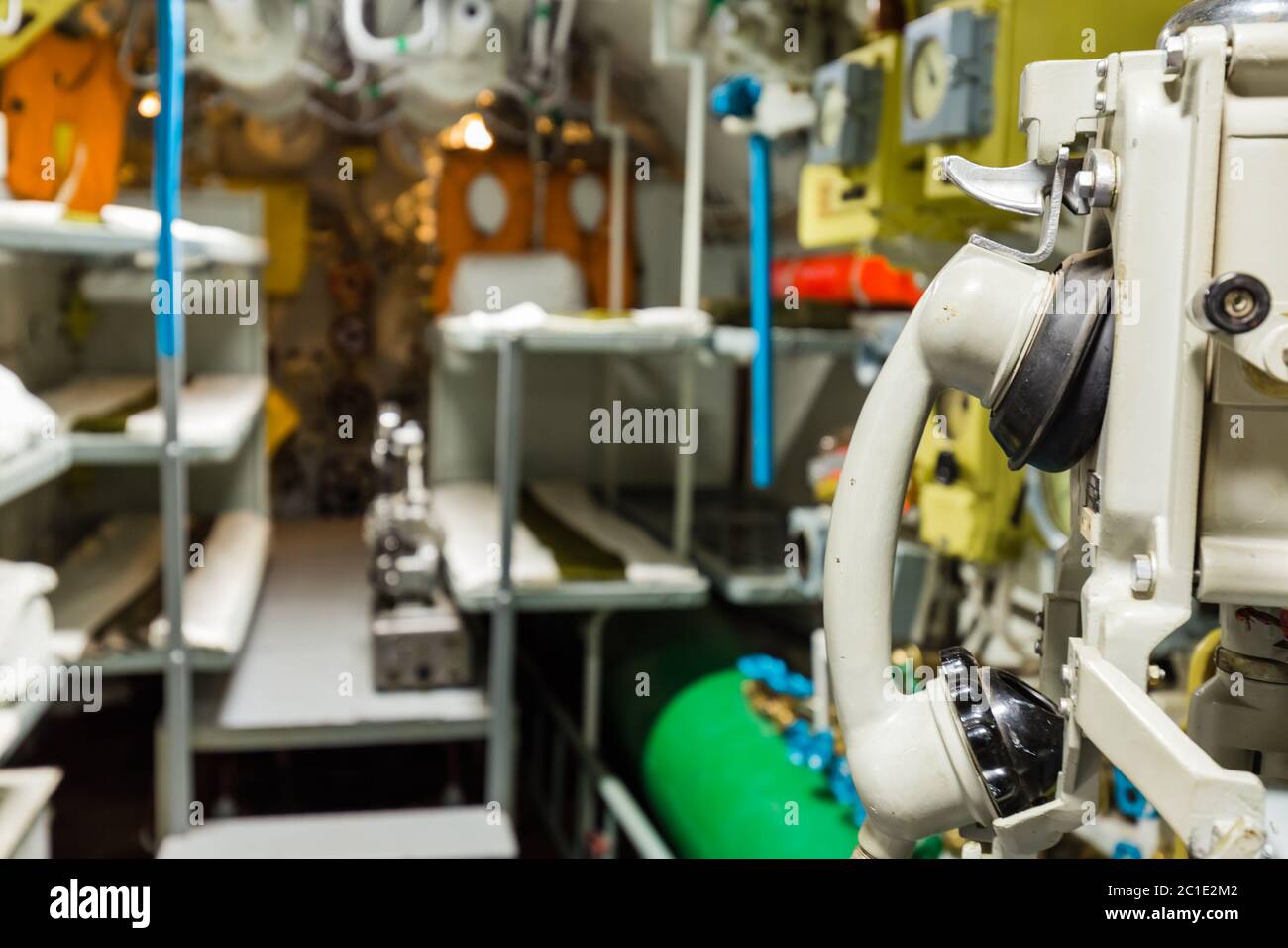 Russian nuclear submarine control room hi-res stock photography and ...