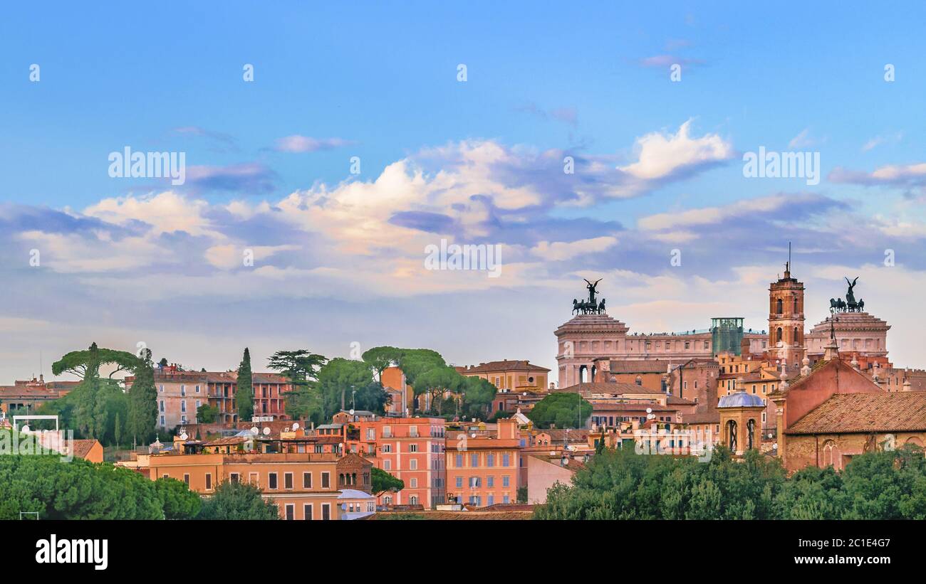 Aerial view rome hi-res stock photography and images - Alamy