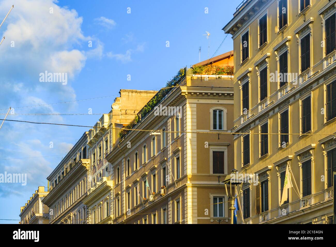 Rome italy apartment buildings in hi-res stock photography and images ...