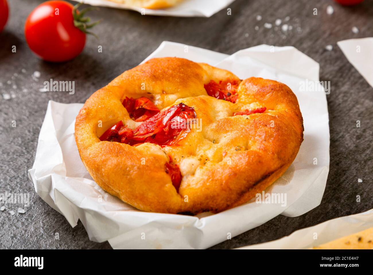Mixed buns on stone background Stock Photo - Alamy