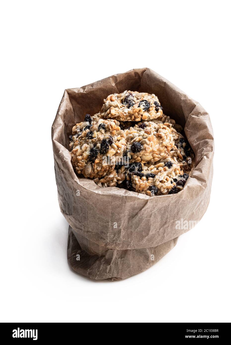 Homemade nut granola in Cut Out Stock Images & Pictures - Alamy