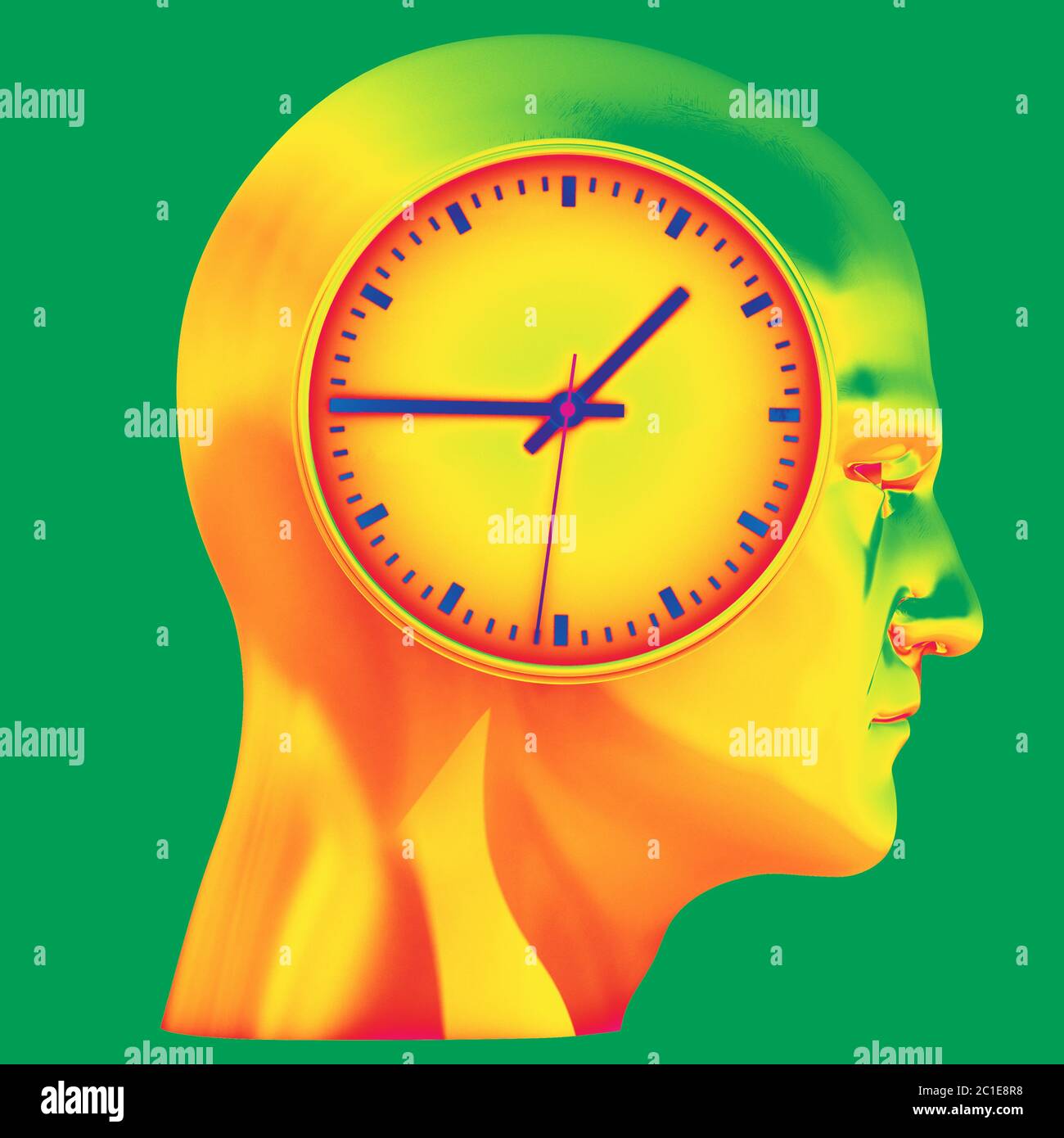 Man and Time Concept Stock Photo - Alamy