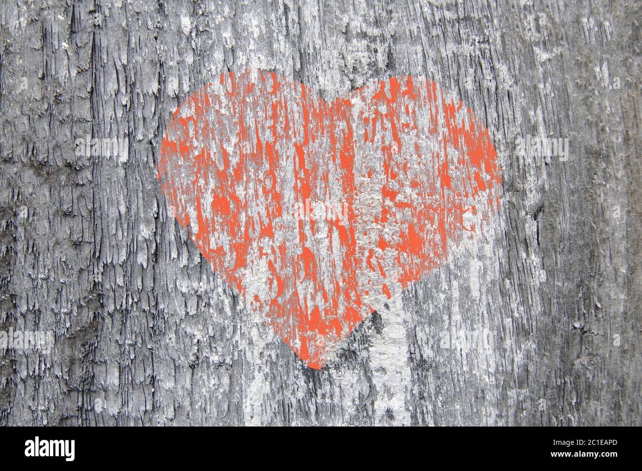 old heart drawing on old wooden wall. A symbol of love Stock Photo - Alamy