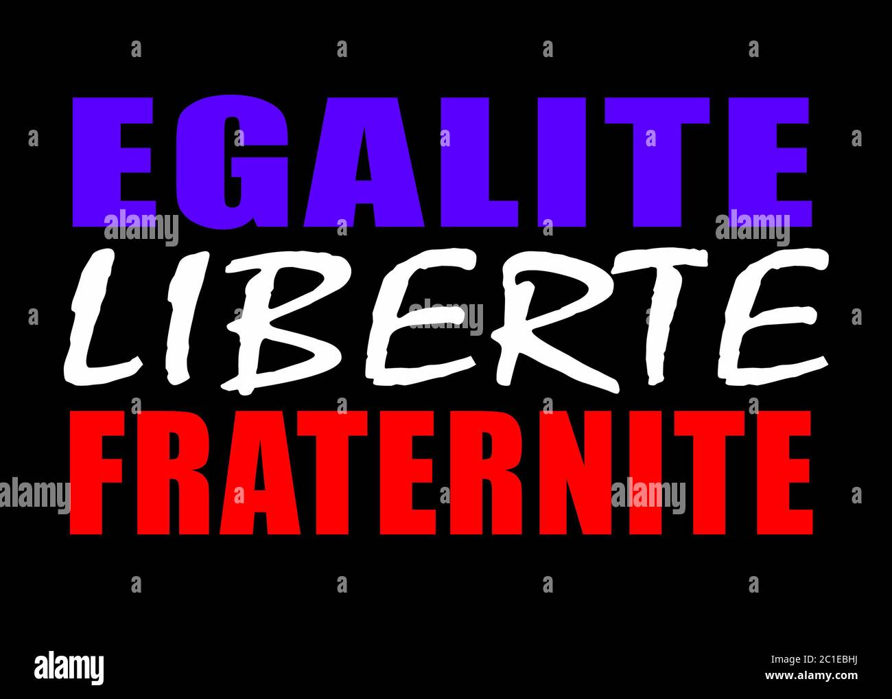 Liberté, egalité, fraternité revolution hi-res stock photography and ...
